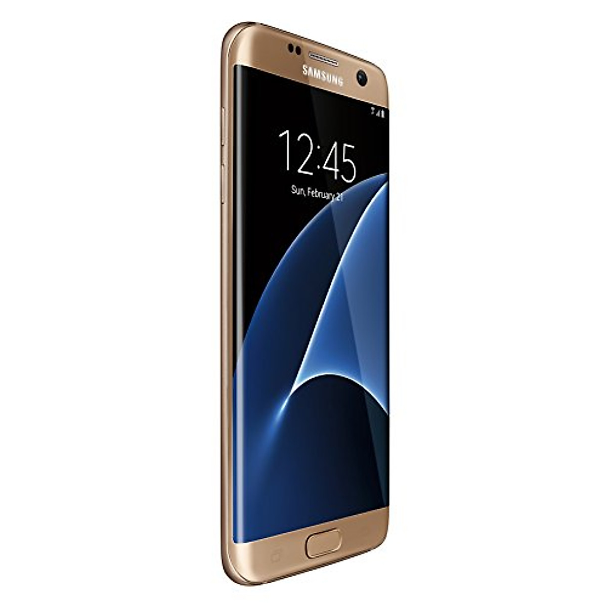 Samsung Galaxy S7 Edge Factory Unlocked Phone 32 GB - Internationally Sourced (Middle East/African/Asia) Version G935FD- Platinum Gold
