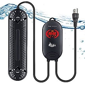 AQQA Aquarium Heater 800W for 80-220 Gallon Submersible Fish Tank Heater for Aquarium Betta Fish Heater Aquarium Thermostat Heater Hydroponic Freshwater & Saltwater (800W, 80-220Gal)