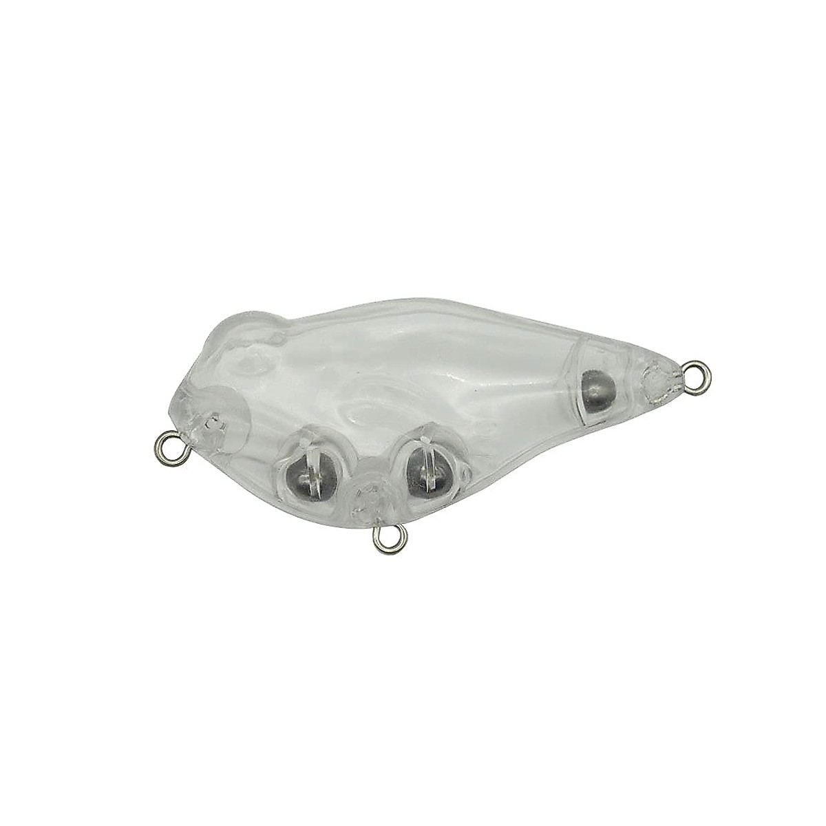 10PCS Unpainted Lure Blanks 7.78g 6.4cm Crankbait Baits Simulation Blank Body Clear Hard Baits Trout Salmon Minnow Lure Popper Lures Topwater Freshwater 8278