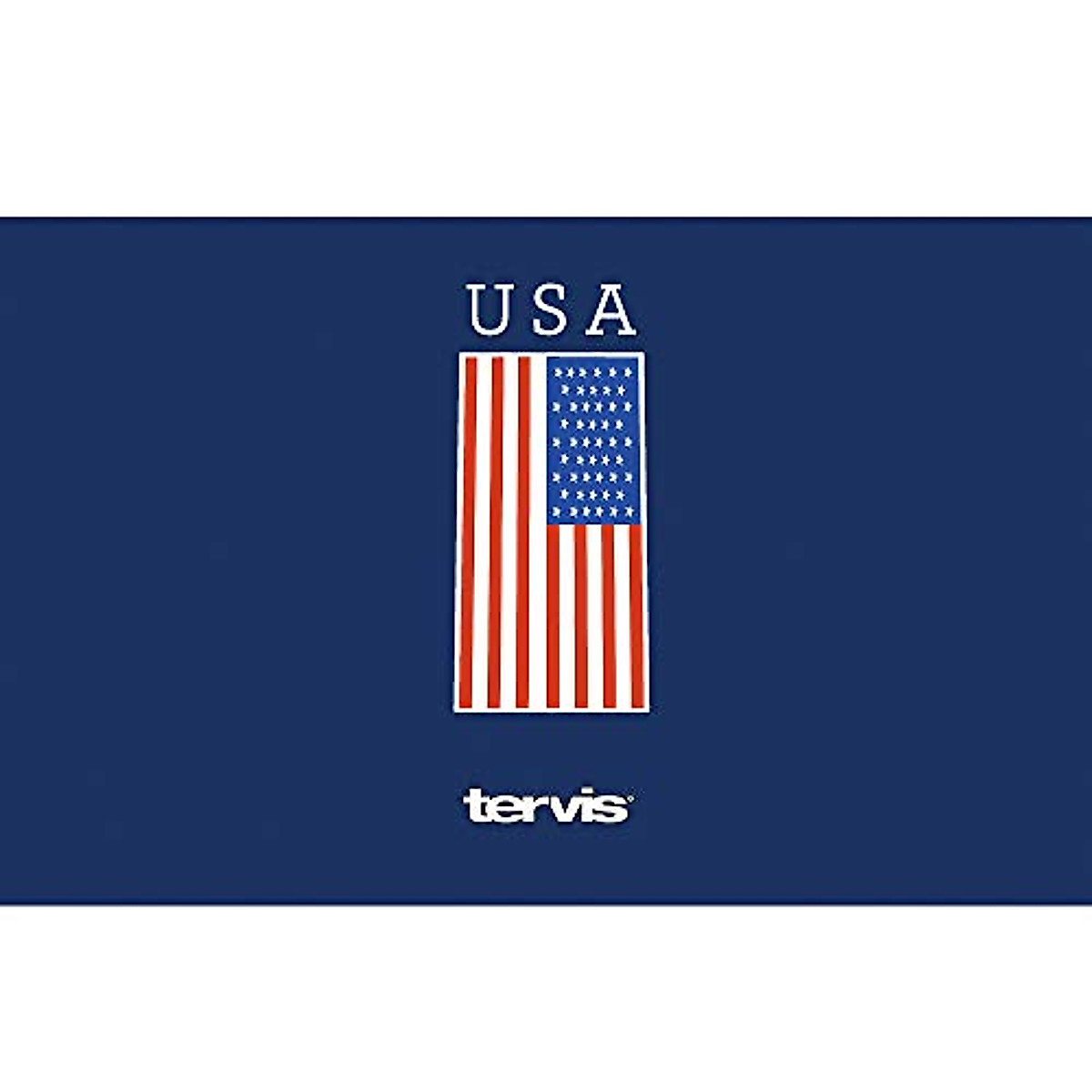 Tervis USA Flag Triple Walled Insulated Tumbler Travel Cup Keeps Drinks Cold & Hot, 20oz, Stainless Steel