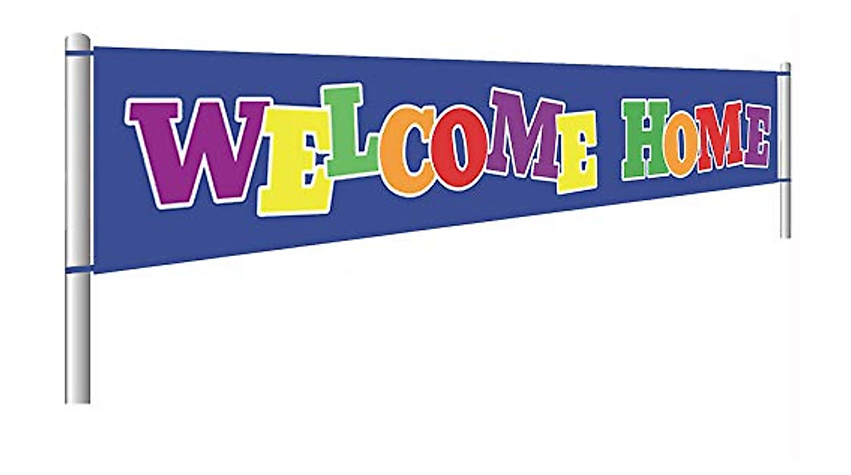 Large Welcome Home Banner - Perfect for Reunions & Celebrations