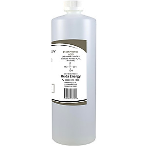 Duda Energy 1 Quart / 950ml 85% Food Grade Phosphoric Acid Rust Remover Clean Etch Metal