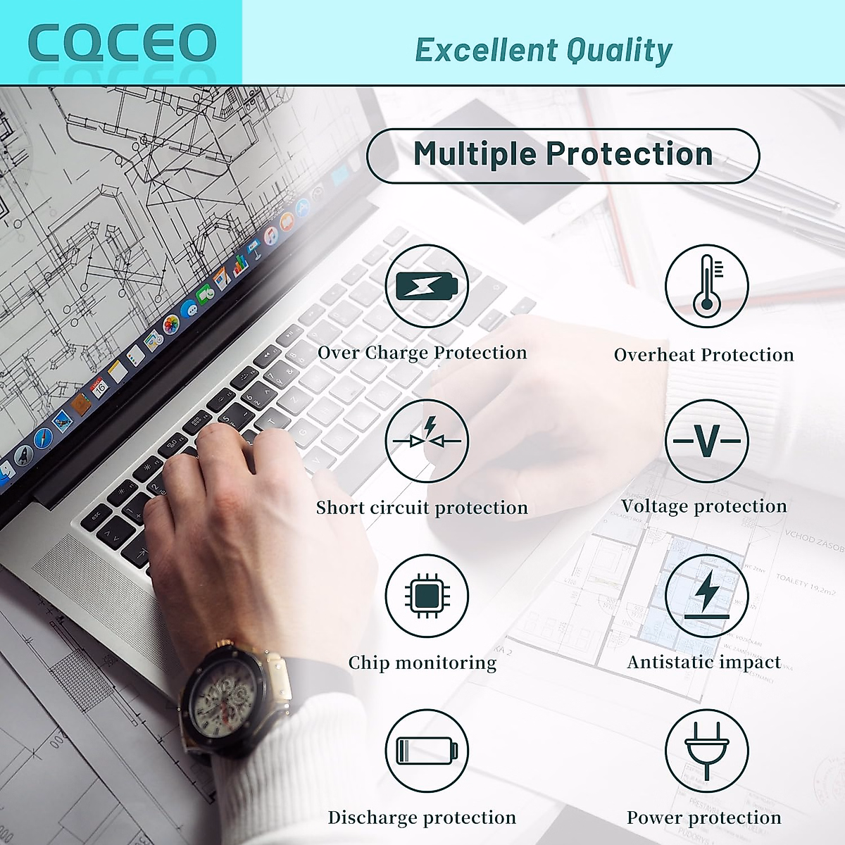 CQCEO AA-PBTN6QB Laptop Battery Compatible with Samsung Notebook 9 NP900X5N NT900X5N NT900X5N-X78L NP900X5N-X01US NP900X5N-L01US NP900X5N-K03 NT900X5N-X78L 900X5N Series 3ICP5/40/88-2 11.5V 66Wh