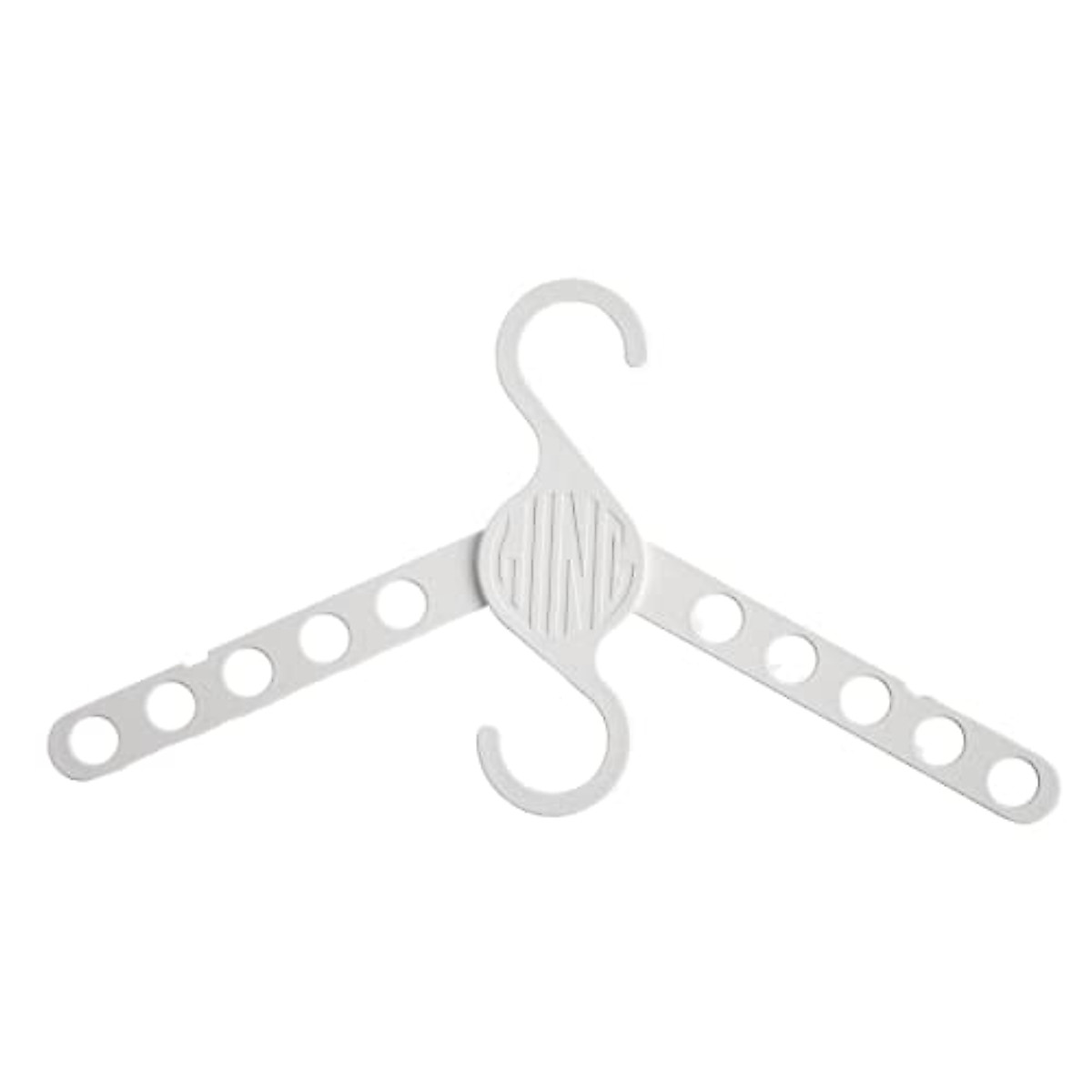 Wing Smart Hanger, Fits Adult & Kid Clothes Sizes, Space Saving & Multi Hanging, 5 Pack White