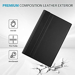 ProCase Galaxy Tab A7 10.4 Inch Keyboard Case (SM-T500 T503 T505 T507), Protective Cover Case with Detachable Wireless Keyboard for Galaxy Tab A7 10.4" 2020 –Black