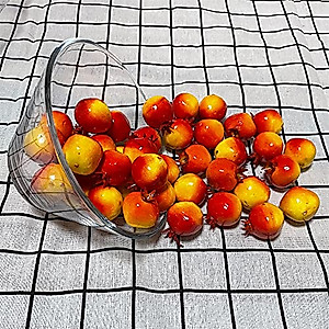 WJboand 30pcs Fake Pomegranet Mini Fruit Artificial Decoration Festival Display Cabinet Display Decoration Photography Props Themed Party Wedding Tabletop Office Realistic