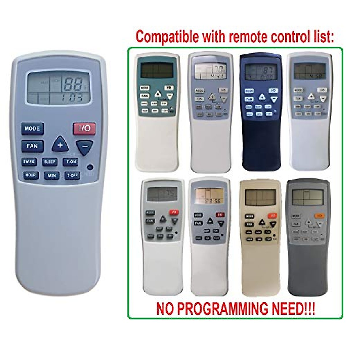 Replacement for Danby ARCTICAIRE Air Air Conditioner Remote Control APAC9036 DPAC120068 DPAC10061 DPAC10030 DPAC10071 DPAC9006 DPAC9008