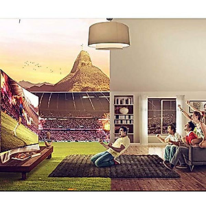 DROOS Projector Home Office 1080P Wireless WiFi Home Theater 3D Projector 4K Portable No Screen TV SLR Lens Built-in Android Wirele(projectors)