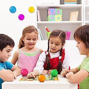 12 Pieces Glow in The Dark Ceiling Sticky Balls That Stick to The Ceiling Ball Luminous Balls Glowing Sticky Wall Ball Stress Relief Relax Toy for Teen Kid Adult (Mixed Colors,2.5 Inch)