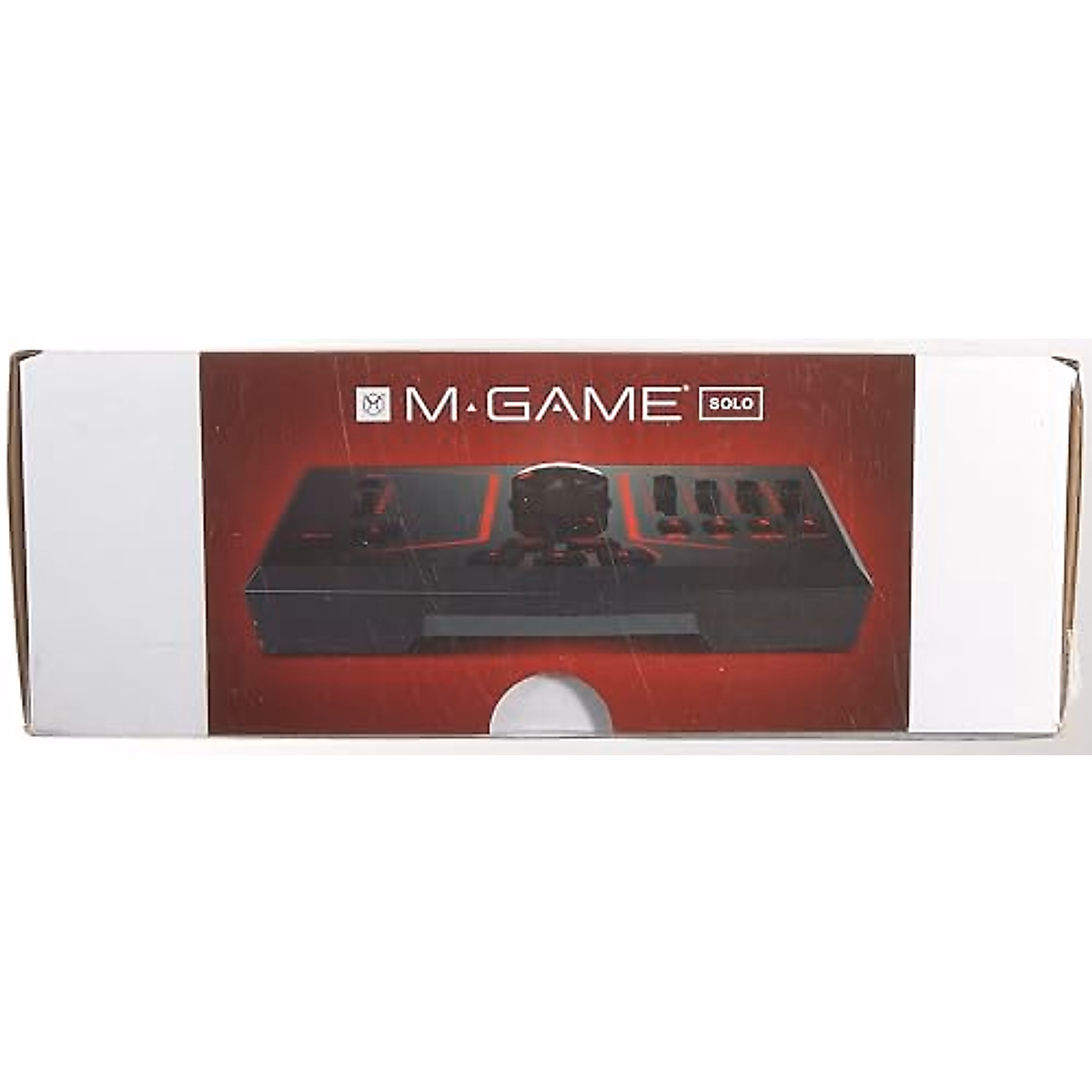 M-Game Solo USB Audio Interface Mixer for Streaming and Gaming with XLR Microphone in, Optical in, Voice FX, Sampler, Lights and Software