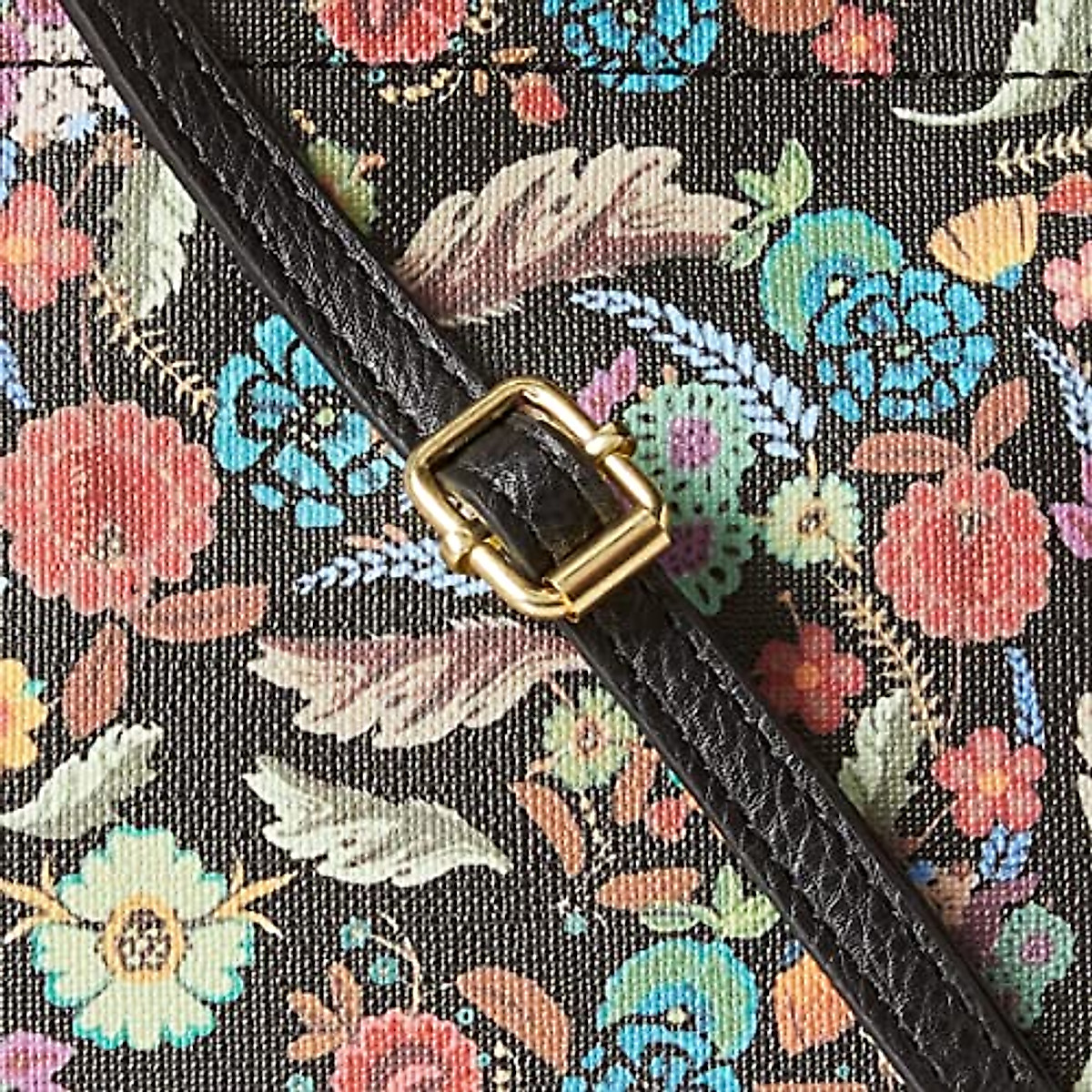 Bueno of California Printed Pebble Crossbody, Botanical