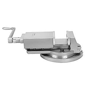 Groz 35013 Milling Machine Vice - Super Precision 5", with milled slot in base