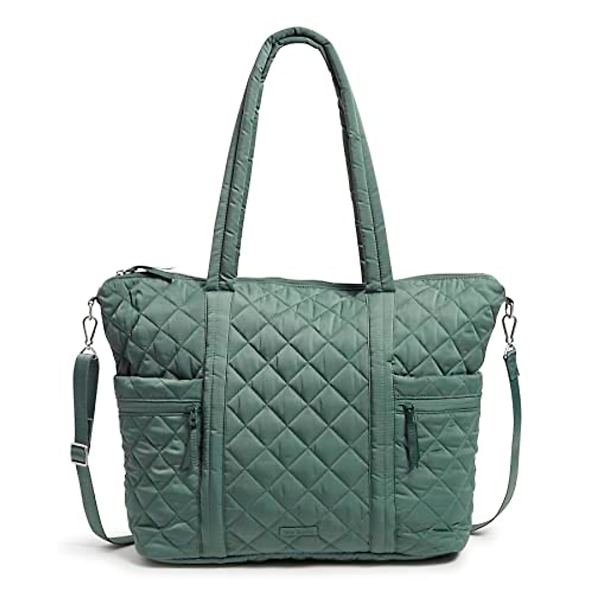 Vera Bradley Women's Performance Twill Large Multi-Strap Tote Bag, Olive Leaf, One Size