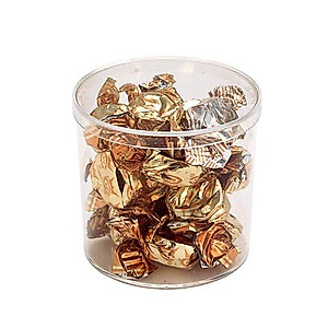 Pioneer Plastics 115C Clear Cylinder Plastic Container, 3.375" W x 3.125" H, Pack of 12