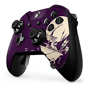 Skinit Decal Gaming Skin Compatible with Xbox One Elite Controller - Officially Licensed Disney The Nightmare Before Christmas Lock Shock and Barrel Art Design