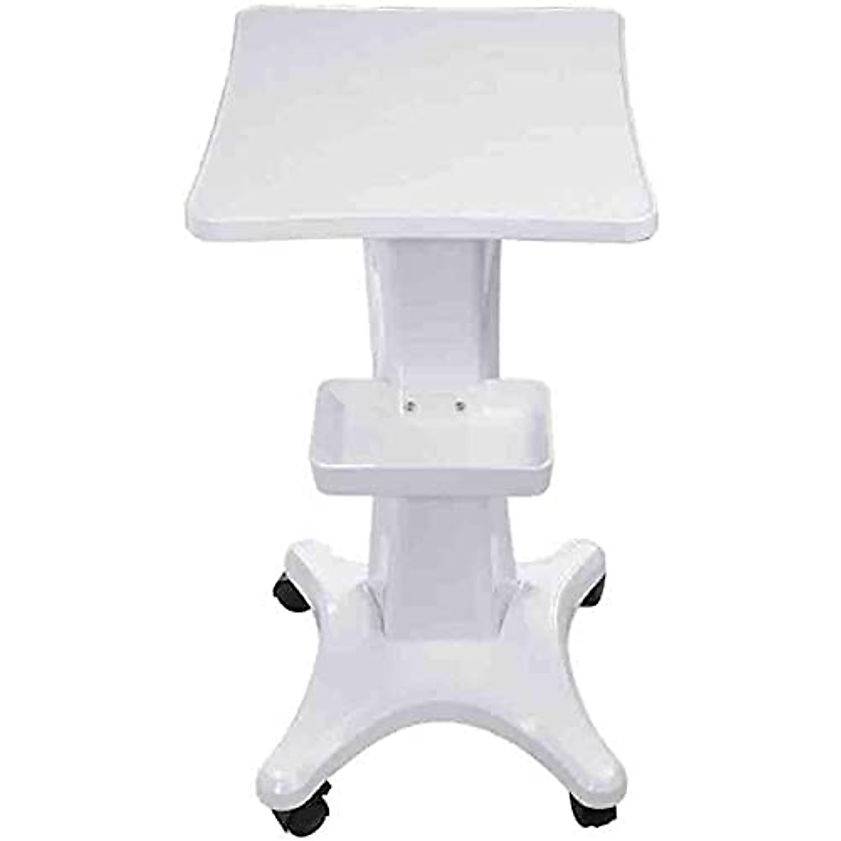 Utility Cart Lab Serving Cart, Medical Cart Multifunction Portable Hand Trucks Recycling Vehicles,Serving Trolley Cart Aluminum Alloy Steel Smooth Surface Universal Wheel Easy to Clean Medical, Load C