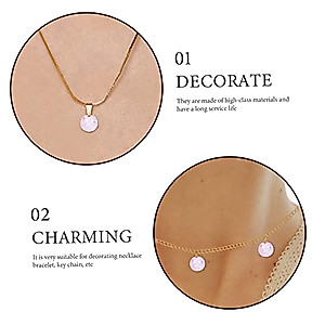 Didiseaon 200pcs Floral Beads Arts and Crafts Kit Gemstone Bracelets Crystal Choker Necklace Loose Beads Lava Bead Bracelet Bulk Necklaces Jewelry Accessories Natural Stone Spacer Beads Chic