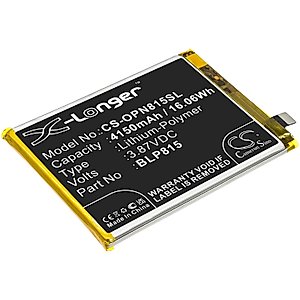 Tingen 4150mAh Battery Replacement for BE2025 BE2028 Nord N10 5G BE2029 BE2026 BLP815 (3.87V)
