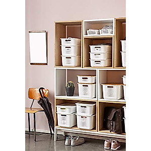 SmartStore Basket Bamboo Lid Colour, One Size