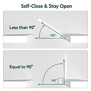 Babelio 26-43" Auto Close Baby/Dog Gate for Stairs, 2-in-1 Easy Swing Doorway and Hallway Pet Gate, with Extra-Wide Walk Thru Door and Threshold-Free Design, White