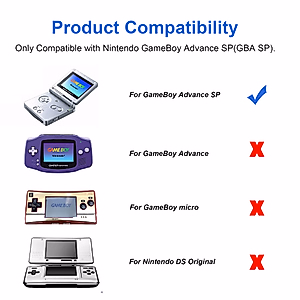 CSTESVN GBA SP Headphone Adapter, 3.5MM Headphone Jack Adapter for Nintendo Gameboy Advance SP(Allows You to use Your Standard Earphone on GBA SP)