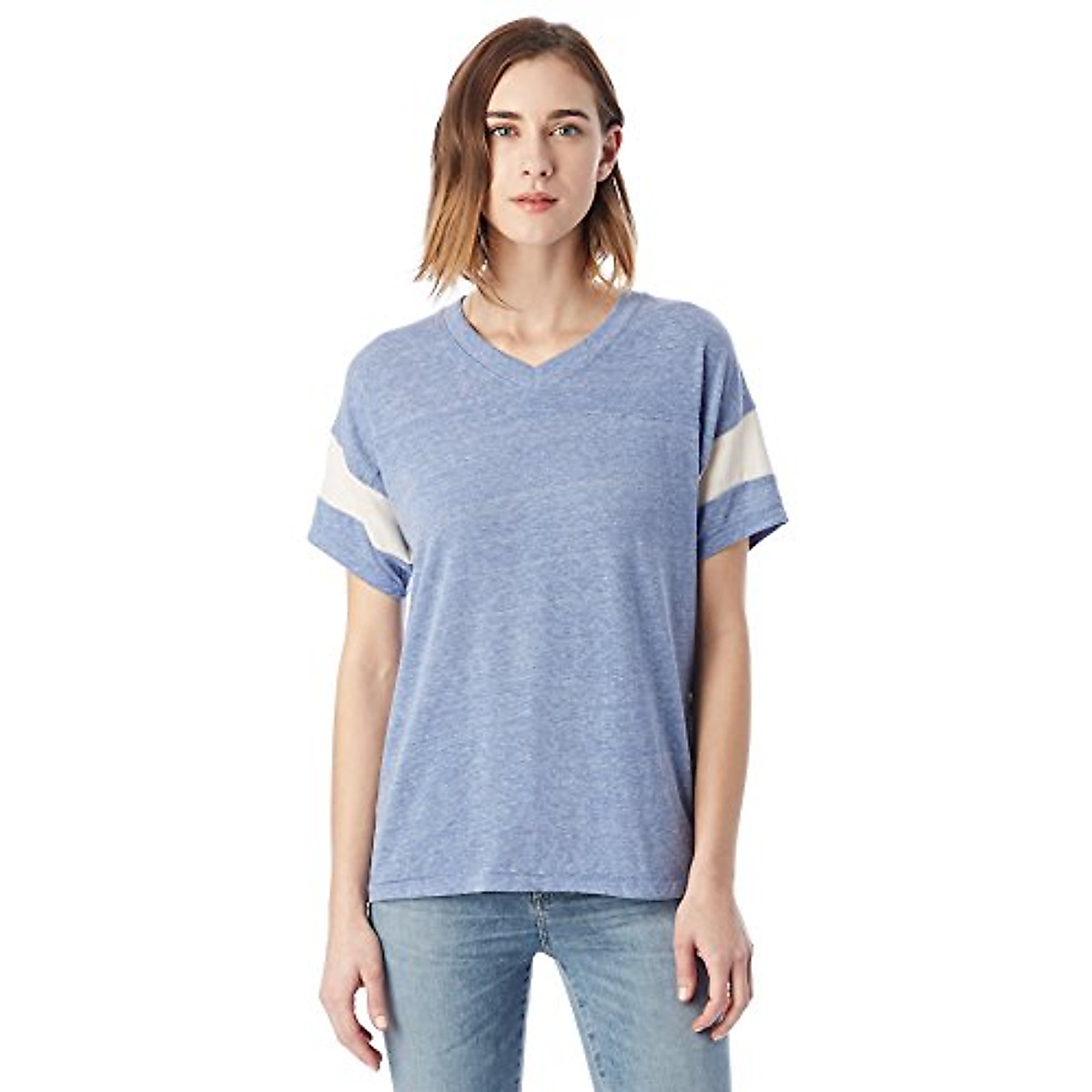 Alternative Women's Powder Puff Tee, Eco True Blue Fog, X-Large