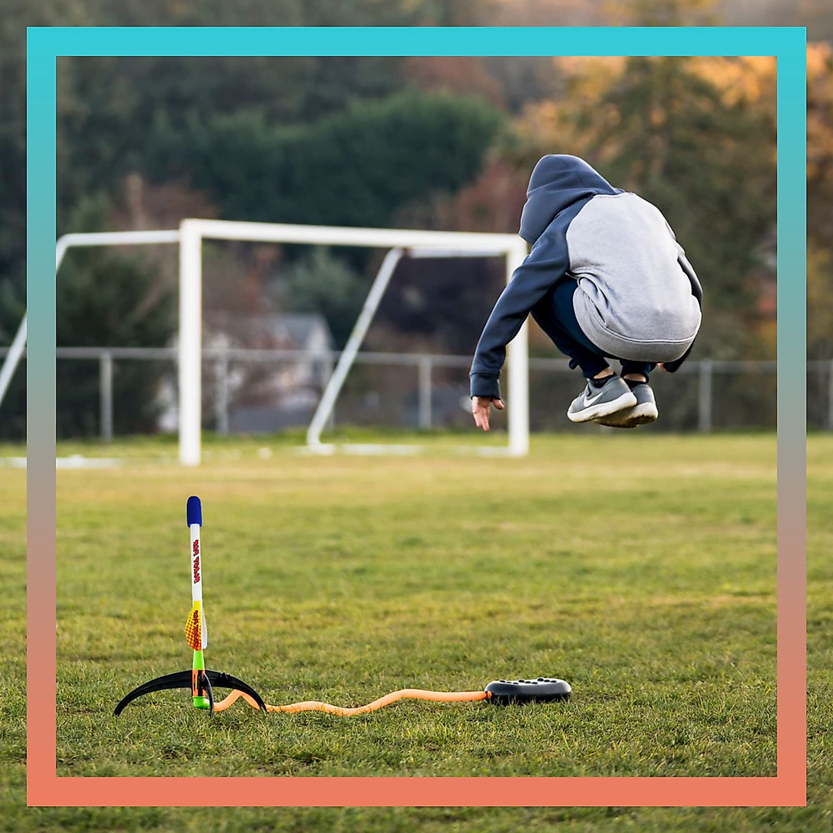 Marky Sparky Blast Pad Rocket Launcher - Designed in USA - Highest Flying Rocket - Super Durable Rockets and Stomp Pad Launcher - Top Outdoor Toys for 6 Year Old Boys Ages 6-up