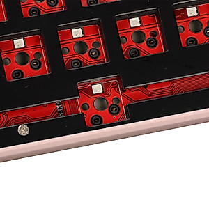 61 Keys Mechanical Keyboard DIY Kit, 61 Keys DIY Mechanical Keyboard Kit Switch Hot Swap for Gaming ()