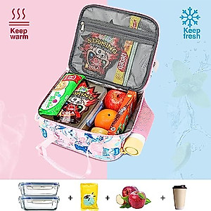 Robhomily Cat Kids Backpack with Lunch Bags binding commodities