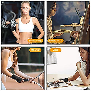 ABYON Wrist Compression Sleeves (Pair) for Carpal Tunnel and Pain Relief Treatment,Wrist Support for Women and Men.Breathable and Sweat-Absorbing carpal tunnel wrist brace