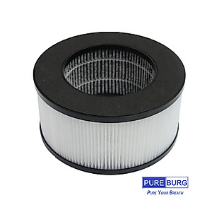 PUREBURG Replacement True HEPA Filters Compatible with JINPUS 908 Air Purifier,H13 4-Stage Filtration Activated carbon 2-IN-1 Air Clean Dust VOCs,2-Pack