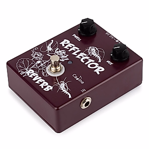 Caline Reverb Guitar Effects Pedal with True Bypass Aluminum Alloy Housing Reflector Brown CP-44