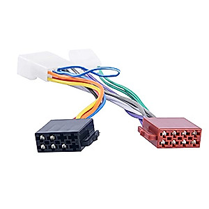 ISO Wiring Harness,Car Radio Stereo Plug Adapter Connector Compatible with Toyota, Black