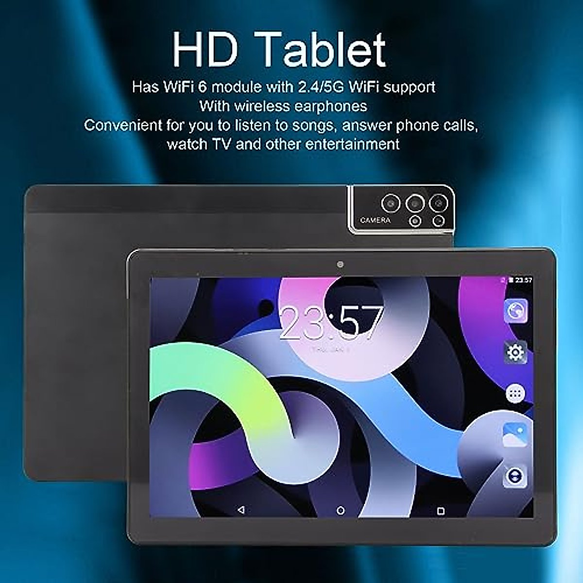 Pssopp 10.1 Inch Tablet, 5.0 5G WiFi Octa Core CPU 100-240V Tablet Computer for Reading for Android 12.0 (#1)