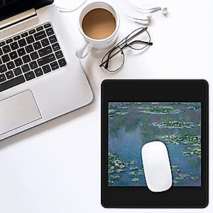 Lilies Claude Monet Water Game Office Overlock Rubber Non-Slip Mouse Pad