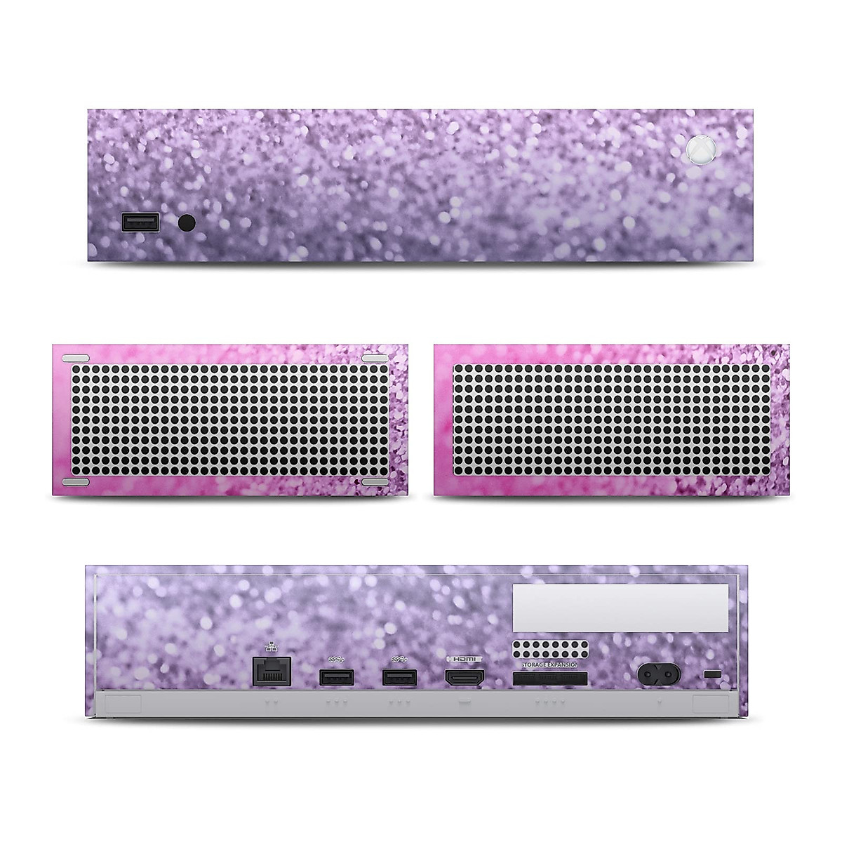 Head Case Designs Officially Licensed Monika Strigel Lavender Pink Art Mix Matte Vinyl Sticker Gaming Skin Case Cover Compatible with Xbox Series S Console