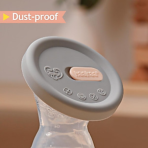 haakaa Silicone Breast Pump & Silicone Cap 5oz/150ml