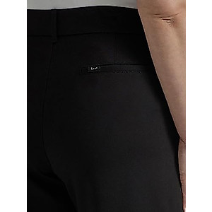 Lee Women's Size Ultra Lux Comfort Any Wear Wide Leg Pant, Unionall Black, 16 Plus