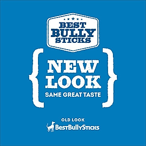 Best Bully Sticks Jumbo Smoked Beef Shin Bones (3 Pack) - Free-Range, All-Natural, & Grass-Fed Beef Dog Chews