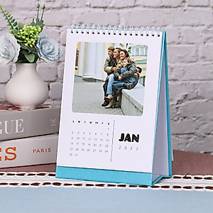 Custom Photo Calendar Personalized 2024 2025 2026 2027 2028 Pictures Calendar (black)