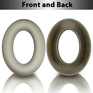 Adhiper Silicone Ear Pads Cover Protector for Sony WH-1000XM3/1000XM4 Headphone Cushions,Sweat-Proof and Washable Ear Cushions Cover for Sony WH-1000XM3/1000XM4(WH1000XM3/1000XM4) (Off White)