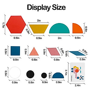 RAEQKS 180Pcs Wooden Pattern Blocks Set Brain Teaser Puzzle Tangrams Educational Montessori Toys Stem Kindergarten Preschool Learning Game with 24Pcs Flash Cards Gifts for Toddlers Kids Boys Girls