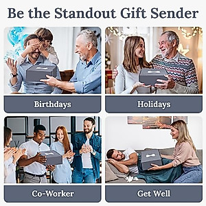 GOLDMUS Men Gift Set - Unique Gift Box for Men - Outstanding Birthday Gifts for Men, Thoughtful Gifts for Dad, Popular Gifts for Boyfriend & Thank You Gifts for Men - The Premium Gift Baskets for Men