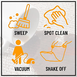 Ottomanson Laundry Collection Non-Slip Rubberback Laundry Text Design 2x5 Laundry Room Runner Rug, 20" x 59", Light Gray