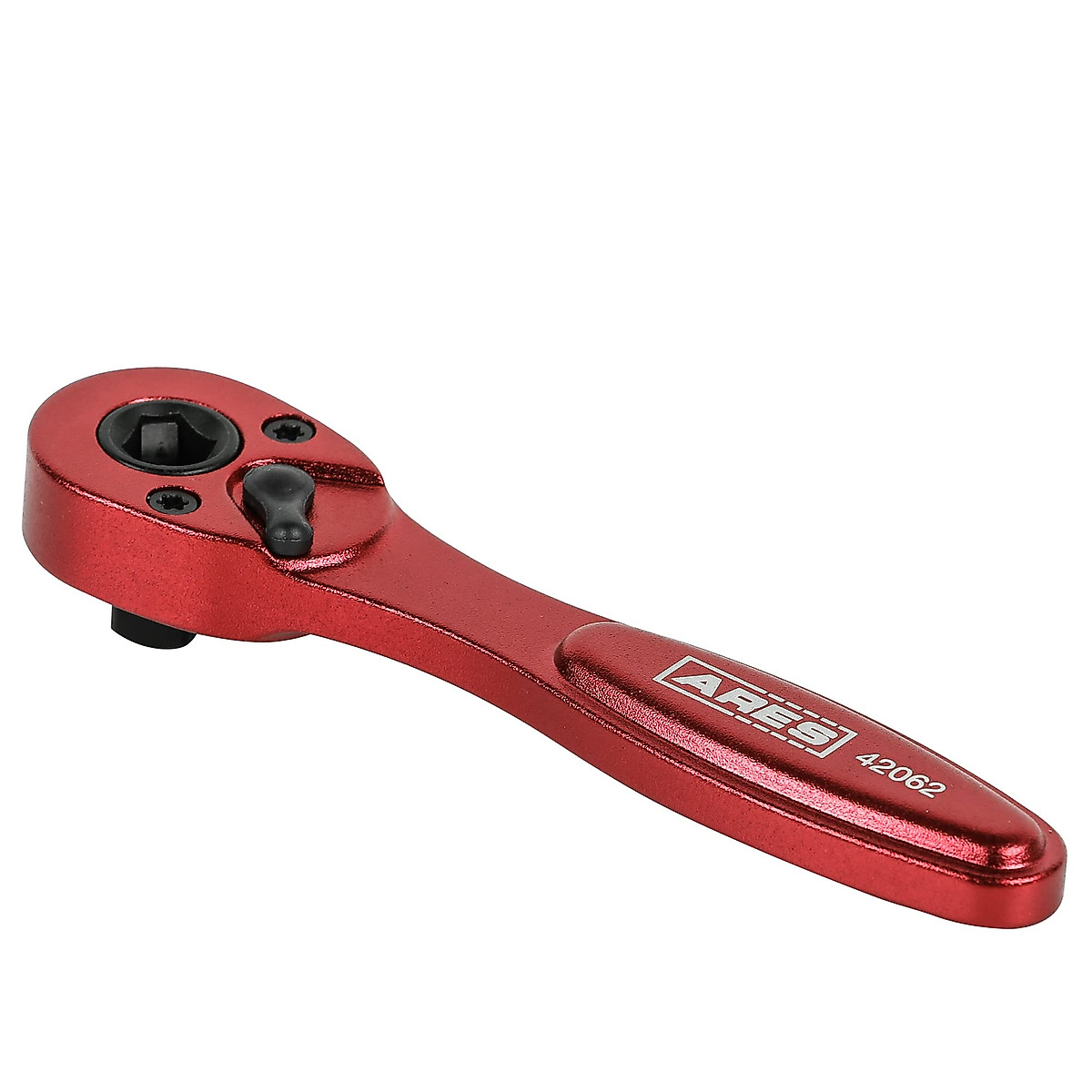 ARES 42062 – Dual Drive 1/4-Inch Drive and 1/4-Inch Bit 72-Tooth Micro Ratchet – 72-Tooth Fine Tooth Gear – Compact Size for Tight Spaces – Fits in Pocket