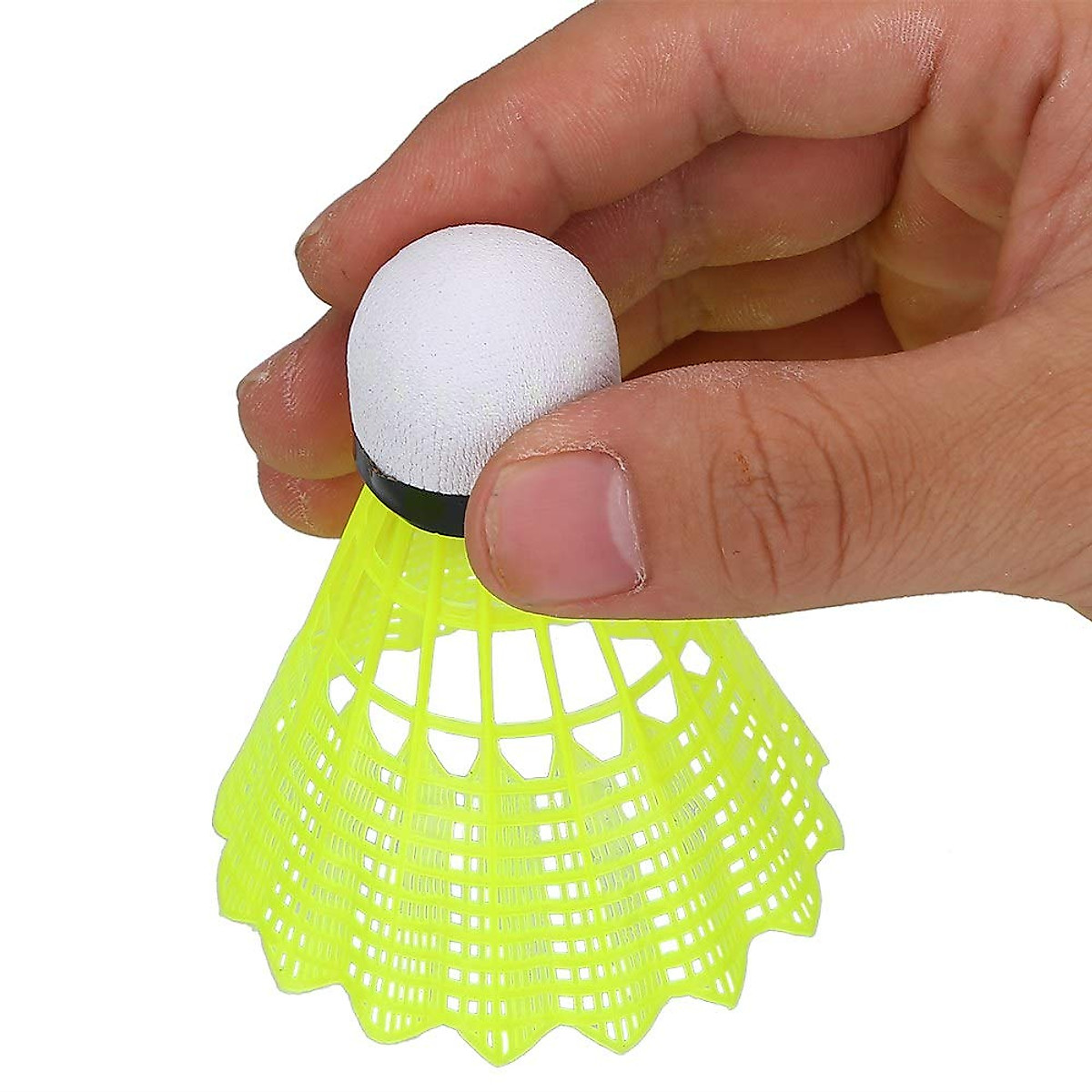 6Pcs/Set Badminton Balls, Professional Nylon Shuttlecocks Outdoor Sports Training Accessory