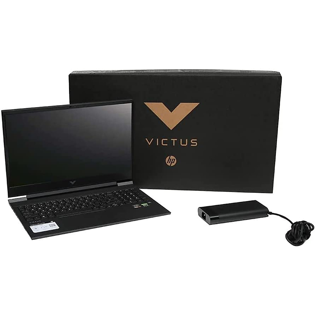 HP 2022 Victus 15.6" FHD Gaming Laptop, AMD Ryzen 7-5800H (Beats i7-10870H), 16GB RAM, 1TB PCIe SSD, NVIDIA GeForce RTX 3050 Ti, Backlit Keyboard, Win 11, Mica Silver, 32GB SnowBell USB Card