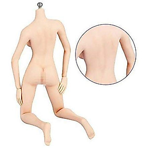 OBEST TBLeague Super-Flexible Female Pale Seamless Doll Body 1/6 Figure 28 Points of Artculation with Stainless Steel Skeleton(No - Head Sculpt Version and Clothes) (S07c)
