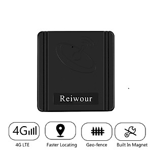 4G Hidden Magnetic GPS Tracker for Vehicles with 1 Year Subscription Car Tracking Device Long Battery Life Real Time Portable Location Locator Asset Trailer Motorcycle Truck Fleet