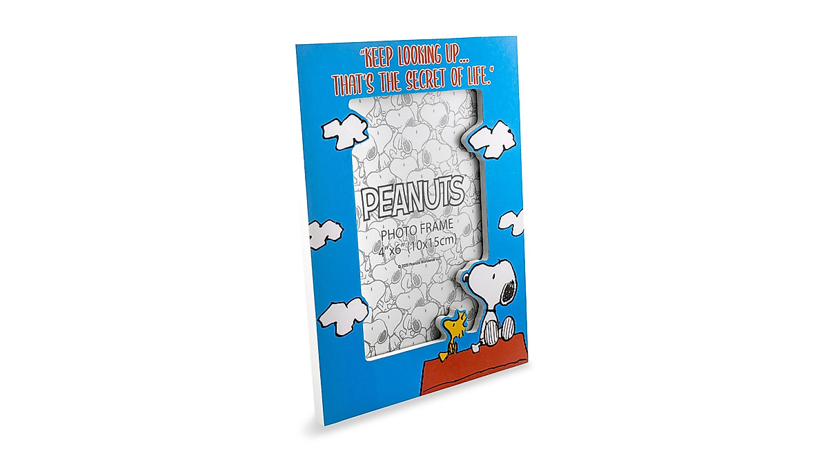 Peanuts Snoopy Woodstock Photo Frame - Officially Licensed, 4x6 Inches